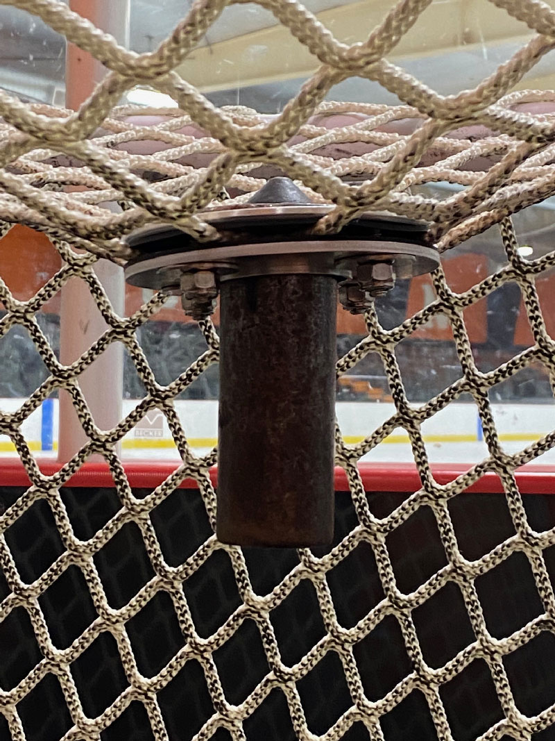 About Us - the Peg Pocket a Ice Hockey Net Protection Device
